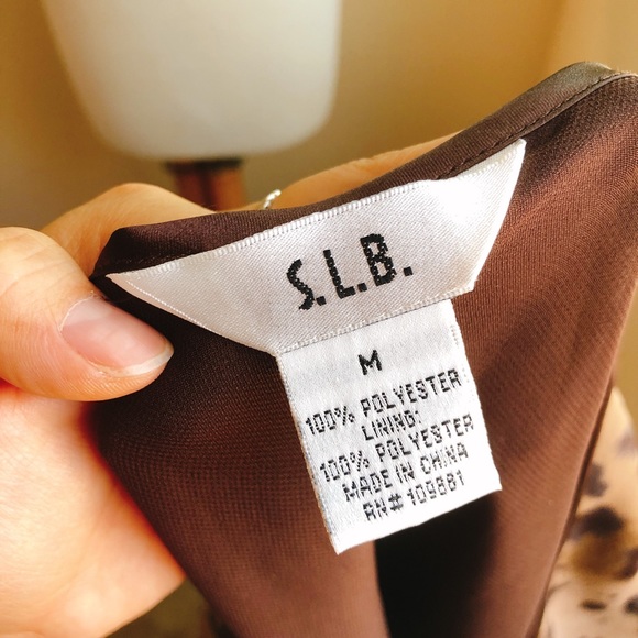 S.L.B | Tops | Slb Animal Print Wrap Top With Side Tie | Poshmark